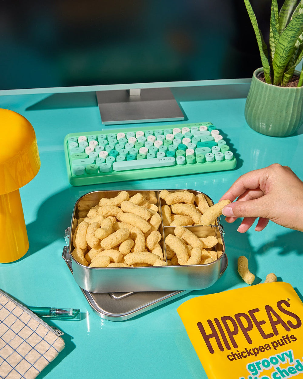 Groovy White Cheddar Puffs